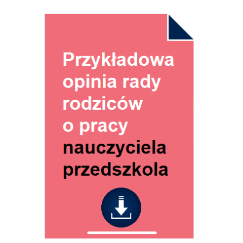Przykładowa opinia o uczniu do MOPS - 2026