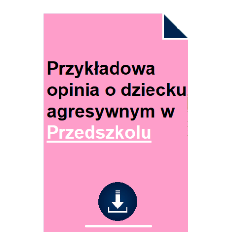Przykładowa opinia - zbiór materiałów - 2026