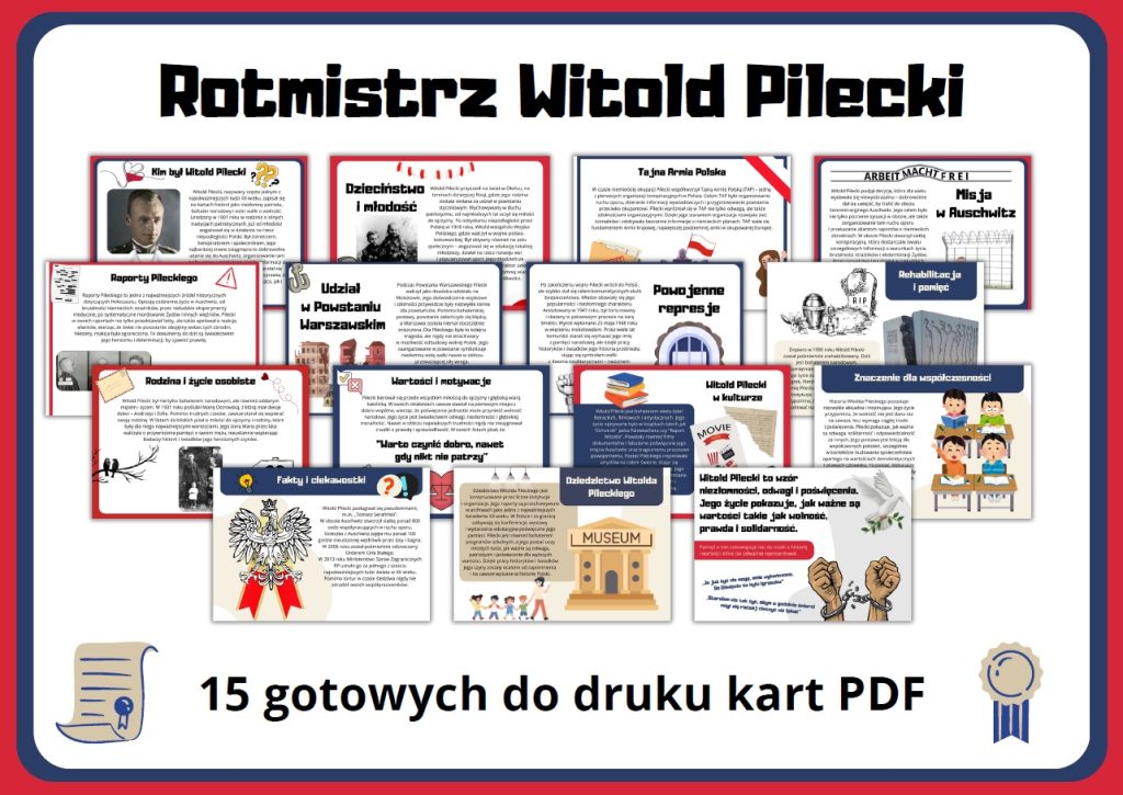Rotmistrz Witold Pilecki - gazetka szkolna do druku - 2026