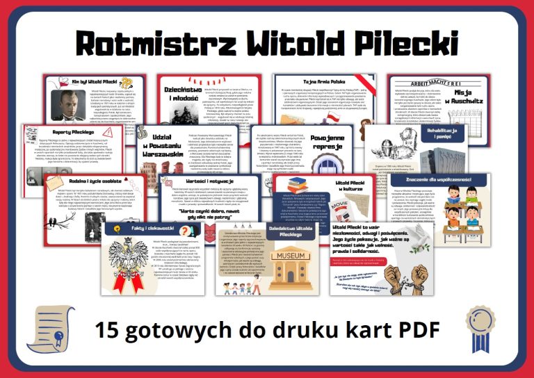 Rotmistrz Witold Pilecki - gazetka szkolna do druku - 2026