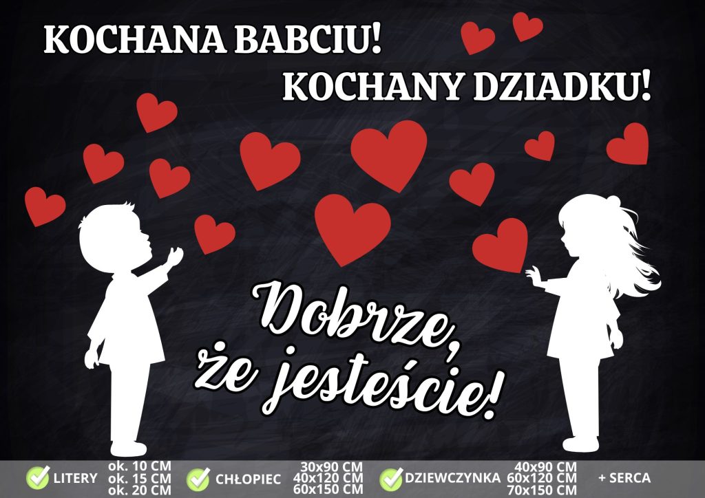 Dekoracja na Dzień Babci i Dziadka (Dobrze, że jesteście!) - 2026