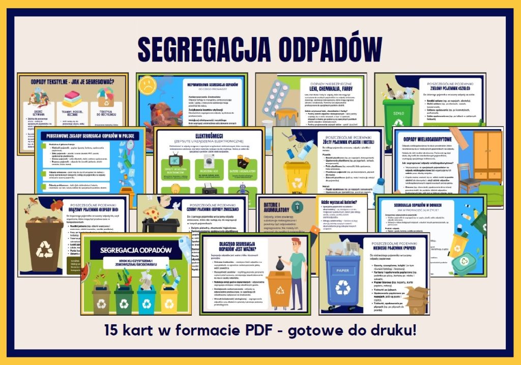 Segregacja odpadów - gazetka szkolna PDF - 2026