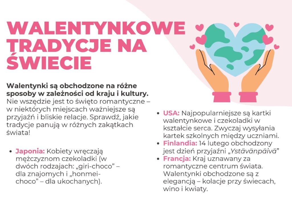 Walentynki - gazetka szklona do druku - 2026