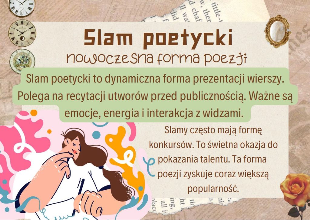 Gazetka szkolna na Światowy Dzień Poezji - 2025