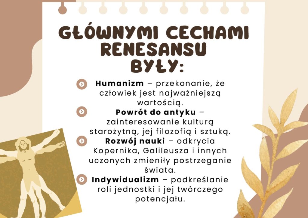 Literatura i filozofia Renesansu - gazetka szkolna - 2026