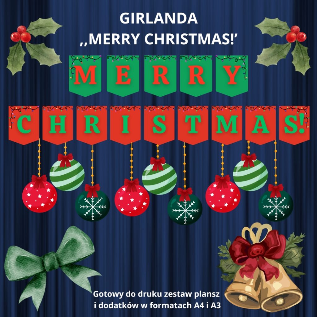 NAPIS: "Merry Christmas" - do druku (1) - 2026