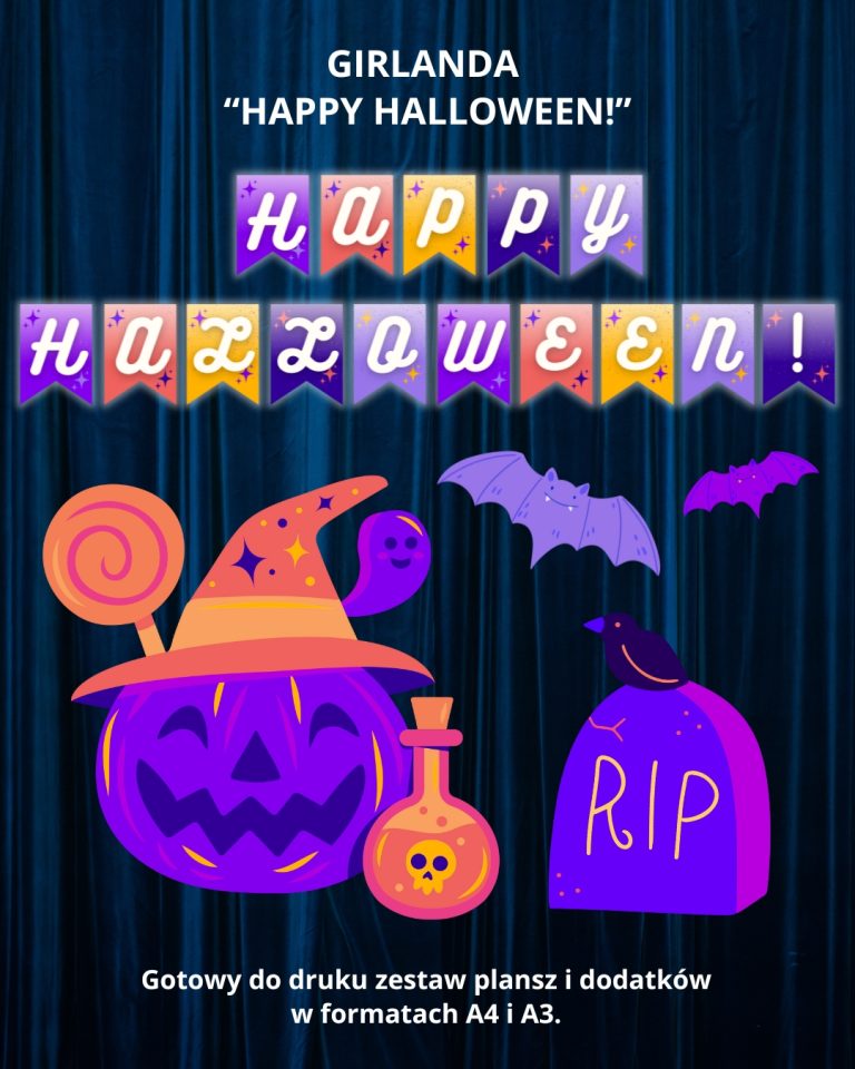 NAPIS: „Happy Halloween!” do druku (2) - 2026