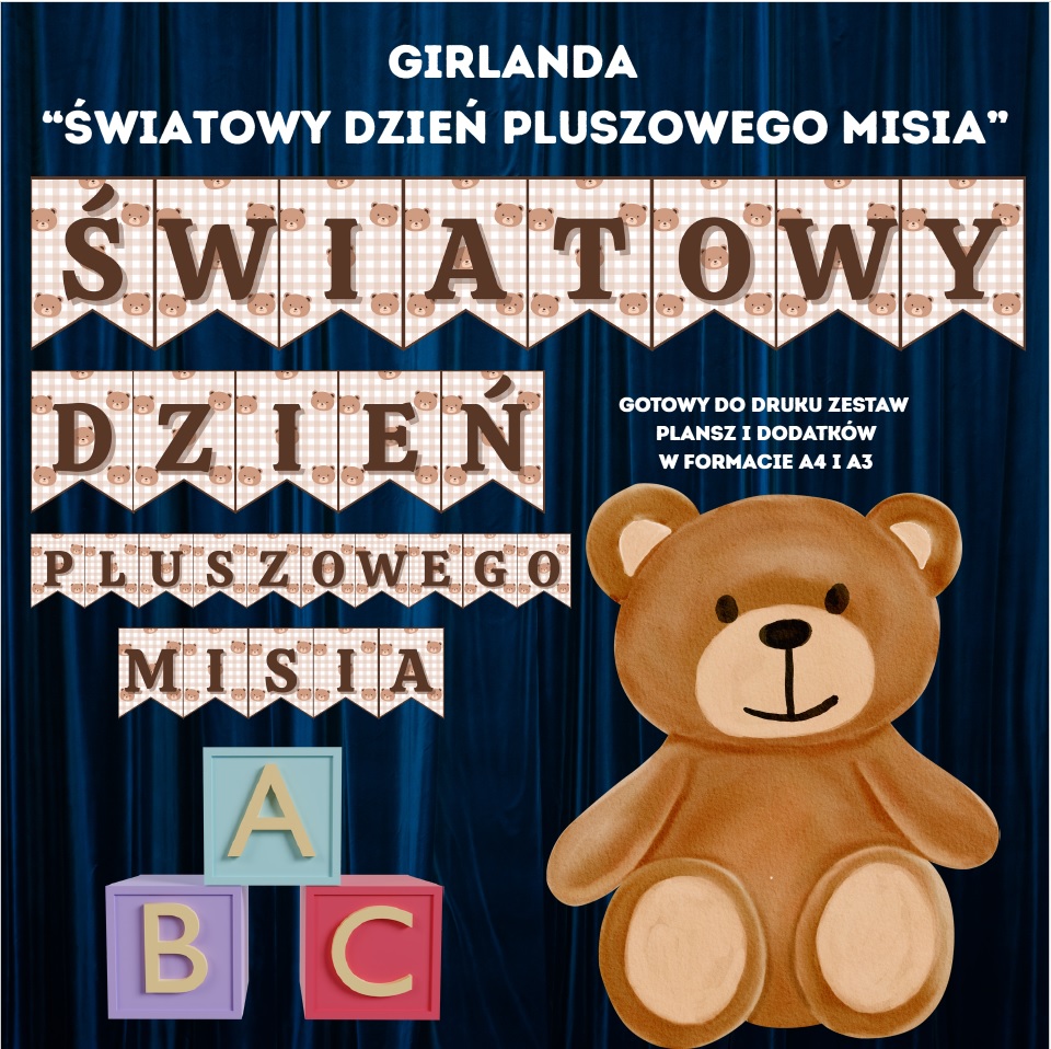 NAPIS: "Światowy Dzień Pluszowego Misia" do druku PDF (5) - 2026