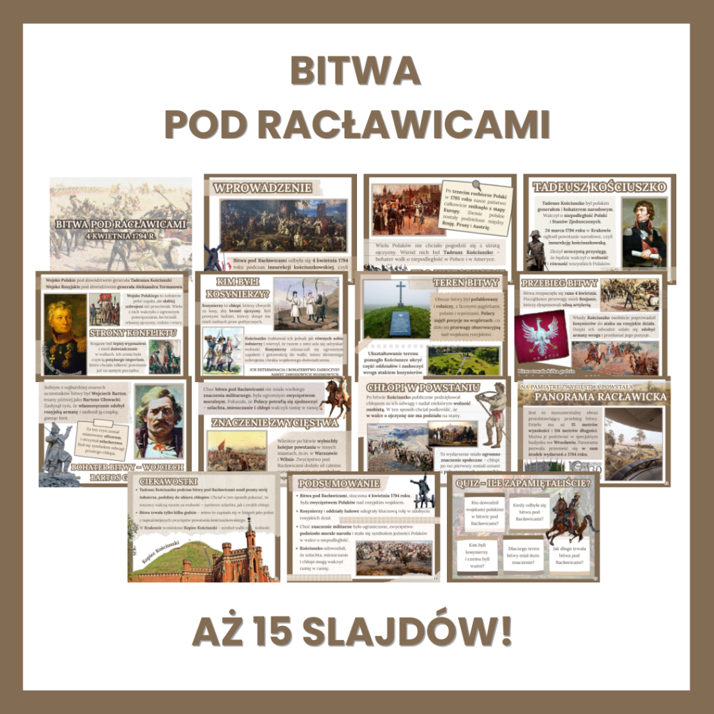 Bitwa pod Racławicami - gazetka szkolna - 2026