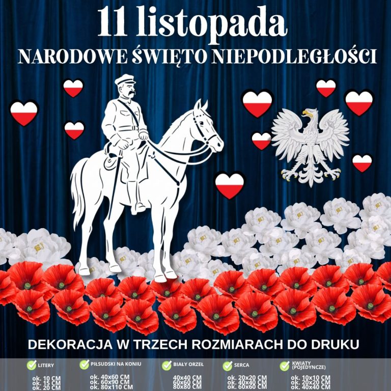 Dekoracja na 11 listopada (Piłsudski na koniu) - 2026