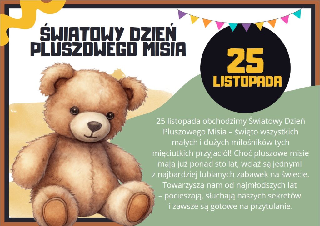 Gazetka szkolna: Światowy Dzień Pluszowego Misia (PDF) - 2026